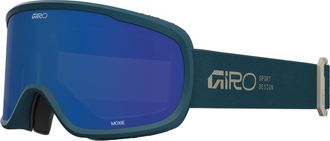 Giro Moxie Skibrille - Snowboardbrille f&uuml;r Damen, Jugend - Peacock Teal Stacked - Grau Kobalt & Gelb