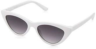 A.J. Morgan Lunettes de soleil Naughty Cateye Lunettes de soleil pour femme Blanc 51 mm