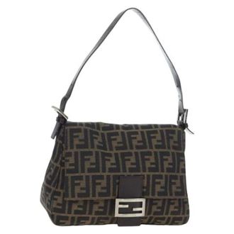 Fendi Pre-owned Vintage Zucca Canvas Tote - Femme - Pre-owned - Brun - Taille: ONE Size