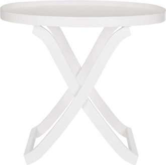 Safavieh Modern Wooden Accent Table, in White, 91 X 68 X 85.85