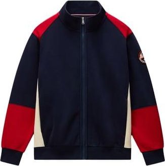 Napapijri Gilet col montant zipp&eacute; &agrave; dos brod&eacute;