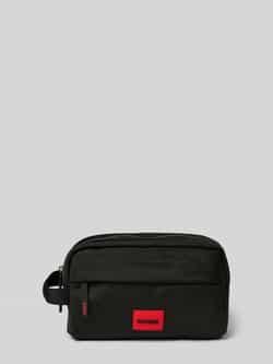 HUGO BOSS Kulturbeutel mit Label Patch Modell ETHON 3.0