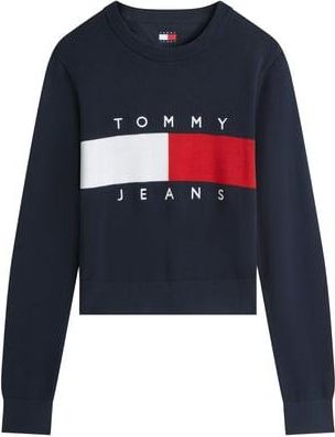 Tommy Hilfiger Pull &agrave; logo en coton