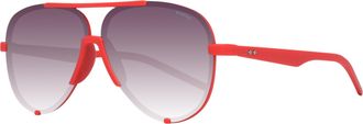 Polaroid Unisex Rote Sonnenbrille