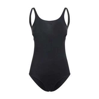 Courr&egrave;ges Cut-Out One-Piece - - Swimwear - Damen - Schwarzk - XS