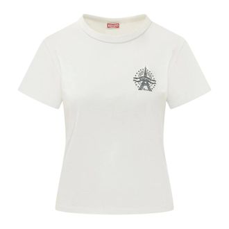 Kenzo Femme, Tops, Blanc, Taille: 38 FR T-shirt Tour Eiffel