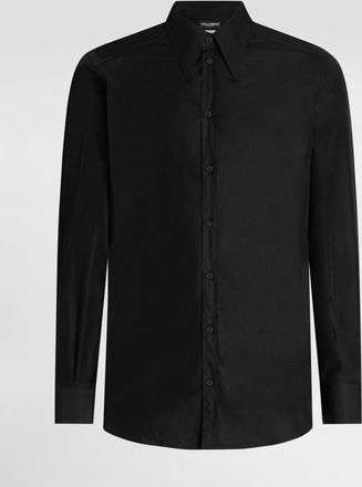 Dolce & Gabbana Hemd Martini Aus Popeline - Mann Hemden Schwarz 43