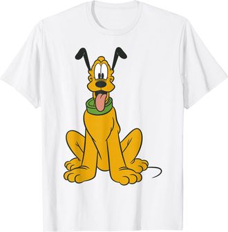 Disney Mickey Mouse Pluto The Dog Portrait T-Shirt