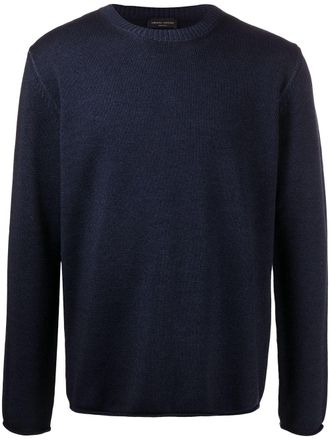 Roberto Collina pull classique - Bleu