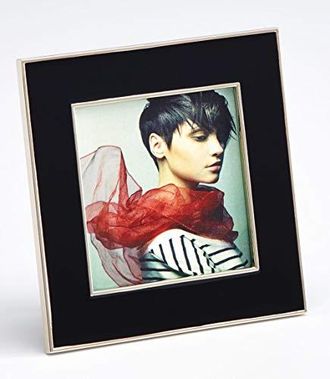 Walther Design Bilderrahmen schwarz 7,5 x 7,5 cm Mathis Portraitrahmen VA775B