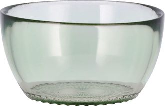 Bitz Kusintha Schale, Schüssel aus Glas, 12 cm, Grün
