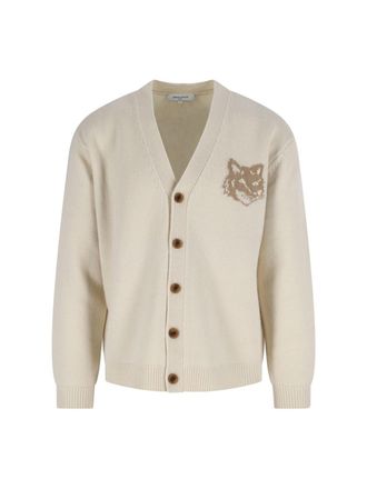 Maison Kitsuné Fox Head Cardigan