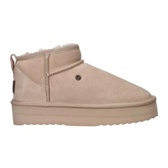 Warmbat Beiger Wildleder Plateau Winterstiefel - - Shoes - Damen - Beige - 39 EU