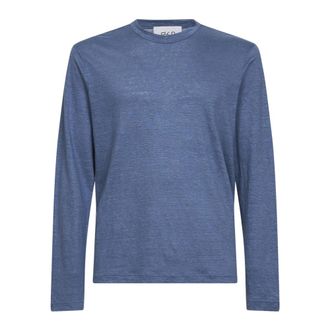 D4.0 Round-Neck Strickwaren - - Knitwear - Herren - Blau - XL