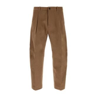 Nine In The Morning Homme, Pantalons, Brun, Taille: 2XL Pantalon en coton camel