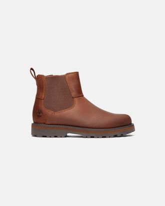 Timberland Courma Kid Chelsea Boot f&uuml;r Jugendliche in Schwarz, Braun, Gr&ouml;&szlig;e