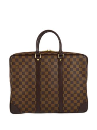 Louis Vuitton sac à main Porte-Documents Voyage (2006) - Marron