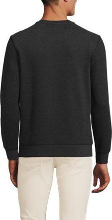 Lands End Rundhals-Sweatshirt SERIOUS SWEATS, Herren, Gr&ouml;&szlig;e:48-50 regular, Schwarz, Baumwoll-Mischung/Polyester-Mischung, by Lands End