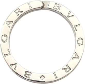 Bulgari unisex, Pre-owned, Gris, Taille: ONE Size Porte-cl&eacute;s Vintage Pre-owned