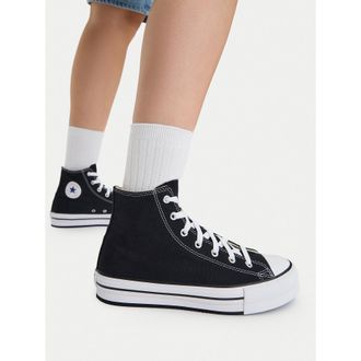 Converse Sneakers aus Stoff Converse Chuck Taylor All Star Eva Lift Hi 272855C Schwarz