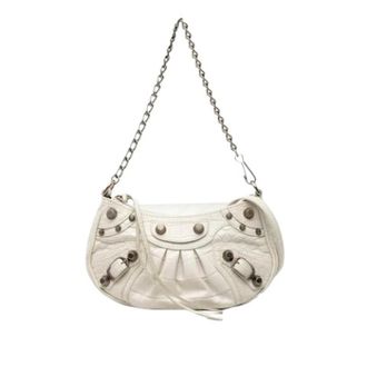 Balenciaga Sac bandouli&egrave;re vintage Pre-owned - Femme - Pre-owned - Blanc - Taille: ONE Size