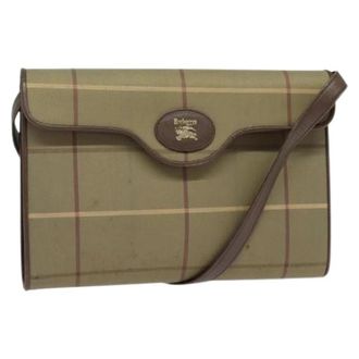 Burberry Pre-owned Canvas Schultertasche - - Pre-owned - Damen - Beige - ONE SIZE