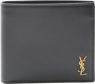 Saint Laurent petit portefeuille Cassandre (années 2020) - Noir