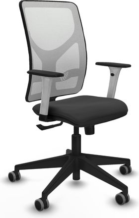 Piqueras y Crespo Stuhl mit verstellbaren Armlehnen, h&ouml;henverstellbare Lendenwirbelst&uuml;tze, ausgestattet mit 3 Positionen und Schneideschaum. Mit Rollen von 65 mm Parket