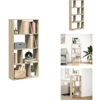 vidaXL Vidaxl - B&uuml;cherregal Sonoma-Eiche 60x20x120 cm Holzwerkstoff - B&uuml;cherregal - B&uuml;cherregale - B&uuml;cherst&auml;nder - Regal