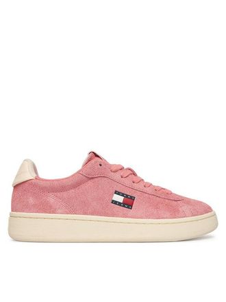 Tommy Jeans Sneakers Logo Suede Archive EN02985 Rosa