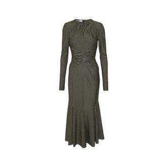 Philosophy di Lorenzo Serafini Lang&auml;rmeliges Kleid mit Rundhalsausschnitt - - Dresses - Damen - Schwarzk - M