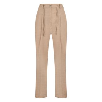Moorer Antonia Gerade Hose - - Trousers - Damen - Beige - XS