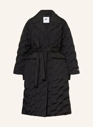 Nike Oversized-Daunenmantel Sportswear Swoosh schwarz