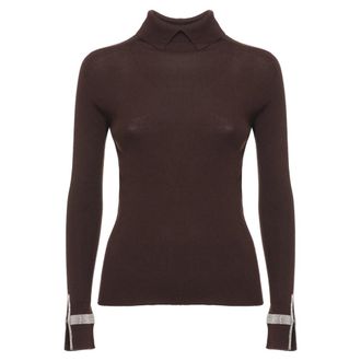 D.exterior Rollkragenpullover - - Knitwear - Damen - Braun - XS