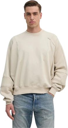 Heliot Emil Heliot Emil, Homme, Sweatshirts et sweats &agrave; capuche, Beige, Taille: XL SweaT-shirts