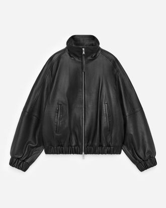 Arket Lederjacke -Schwarz