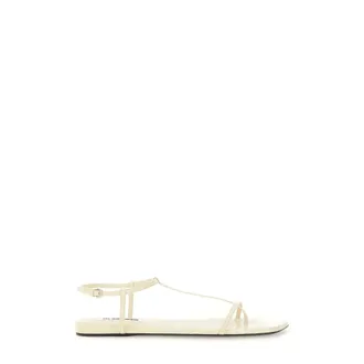Jil Sander Femme, Chaussures, Beige, Taille: 36 EU Leather Sandal