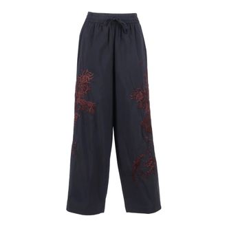 P.A.R.O.S.H. P.a.r.o.s.h. - Pantalon Large Ninja - Femme - Pantalons - Noir - Taille: 38 FR