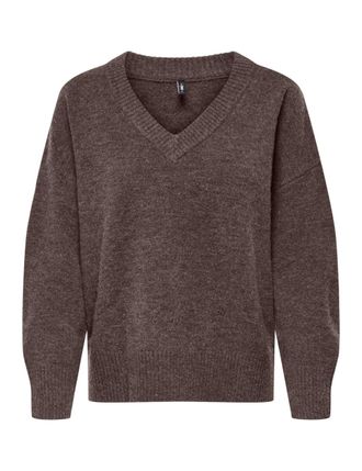 Only Onlmari Ls Loose V-Neck KNT Nca