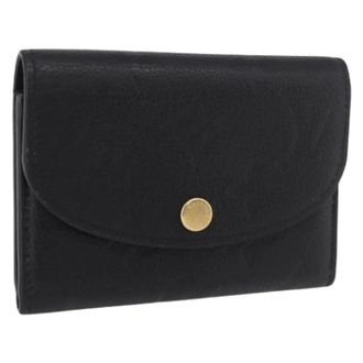 Louis Vuitton Porte-monnaie Pre-owned (Cuir Monogram Empreinte) - Femme - Pre-owned - Noir - Taille: ONE Size