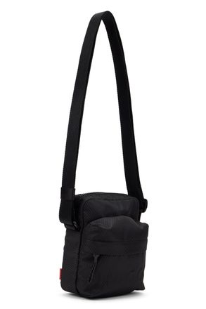 HUGO BOSS Technical Polyester Shoulder Bag - Black