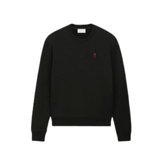 Ami Femme, Sweatshirts et sweats &agrave; capuche, Noir, Taille: 42 FR SweaT-shirt De Coeur