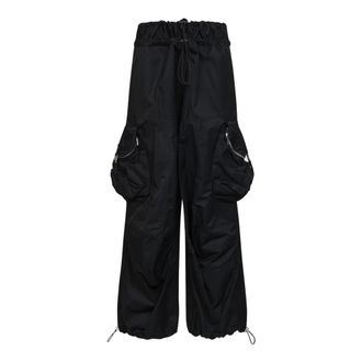 The Attico Tapered Hosen - - Trousers - Damen - Schwarzk - XS