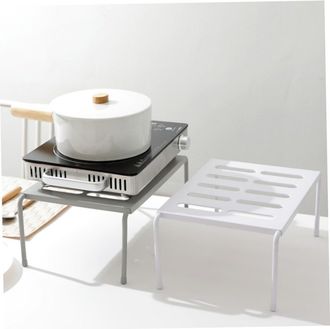 Aboofan Platzsparendes Kunststoff Schuhregal mit Mehreren Stapelbarer Schuhhalter für Wohnzimmer Büro Küche Vielseitiger Organizer für Schuhe und Kleine Gegen