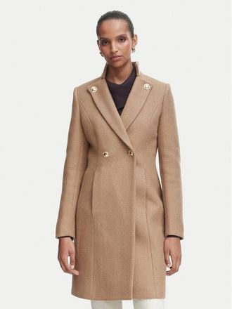 Rinascimento Rinascimento Wollmantel CFC0131076003 Hellbraun Regular Fit