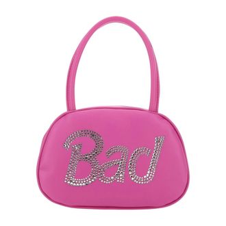 Amina Muaddi Femme, Sacs, Rose, Taille: ONE Size Super Amini Baddie Bag