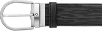 Montblanc Ceinture en cuir textur&eacute;