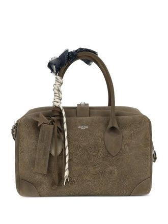 Golden Goose Shoulder Bag Floral-Embossed Vita Medium