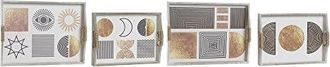 DKD Home Decor Tablett-Set, Standard