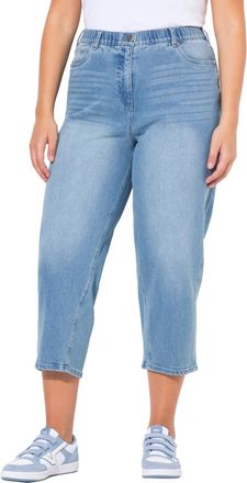 Ulla Popken Womens Mom, konisches Bein, Komfortbund Denim Jeans, Light Blue, 46